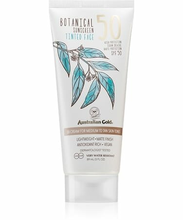 Средство солнцезащитное Australian Gold Botanical Tinted Face SPF 50 Medium, medium, 88 мл