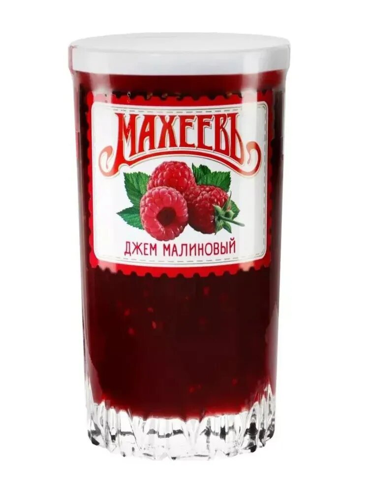 Джем Махеевъ малиновый в стакане, 400 г