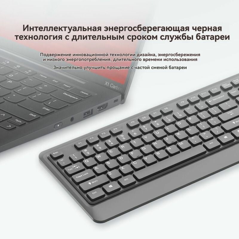 LENOVO Km210PRO Беспроводная однокнопочная клавиатура BIACK