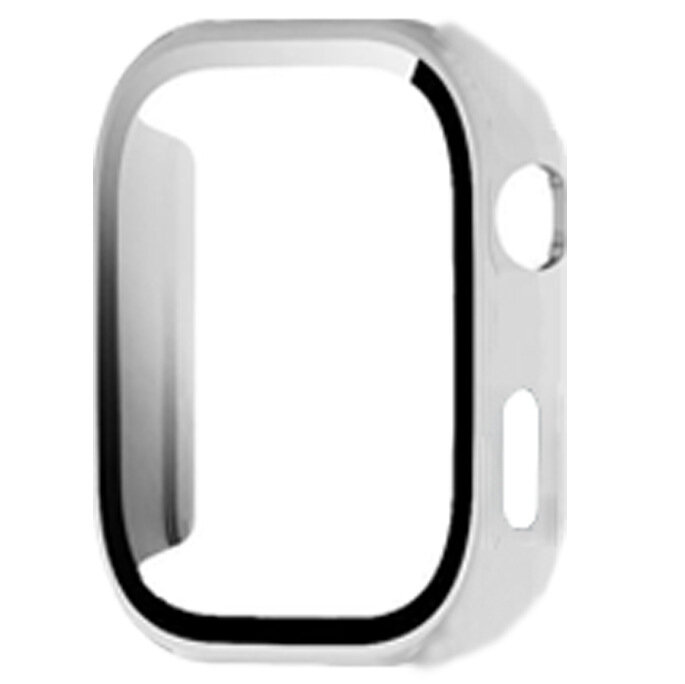 Чехол для умных часов Redmi Watch 6 с закаленным стеклом - серебристый ПК-материал, устойчивый к царапинам и ударам