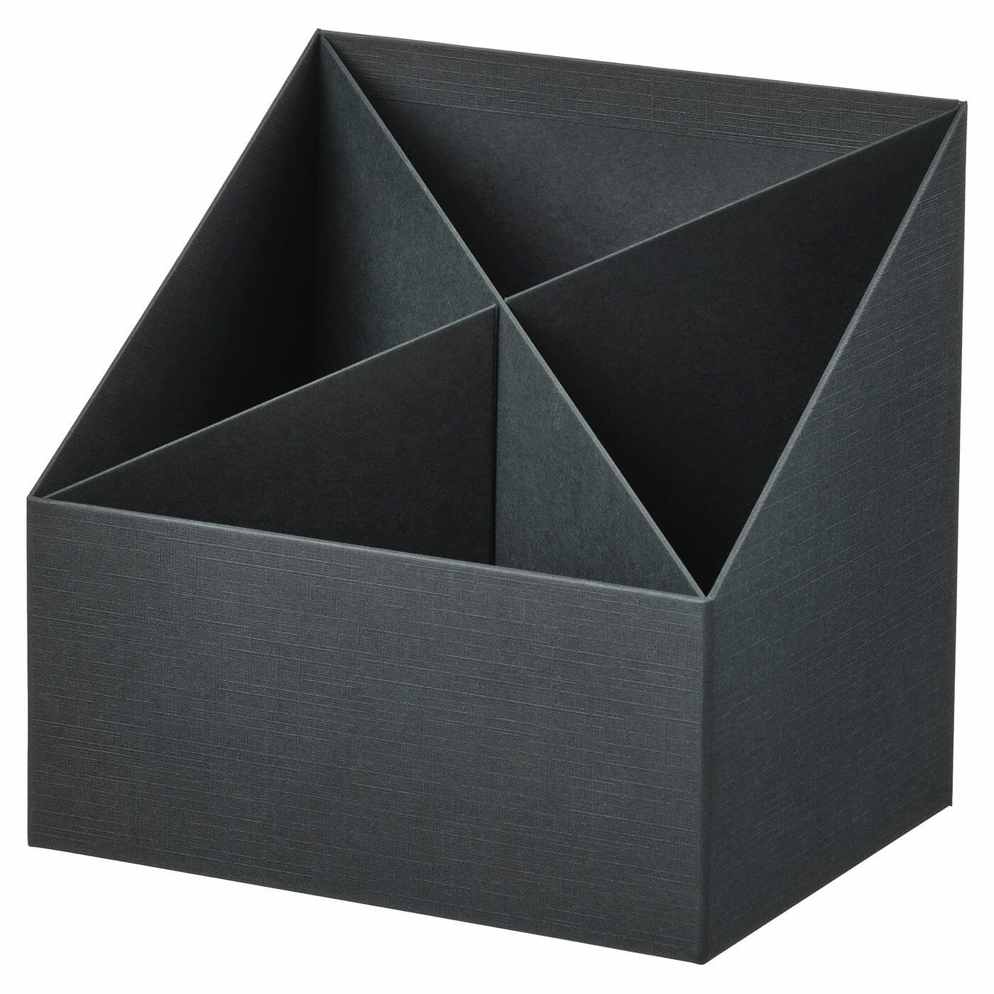 Органайзер для хранения вещей IKEA FJ DERHARV, антрацит, 16x16 см 705.969.02