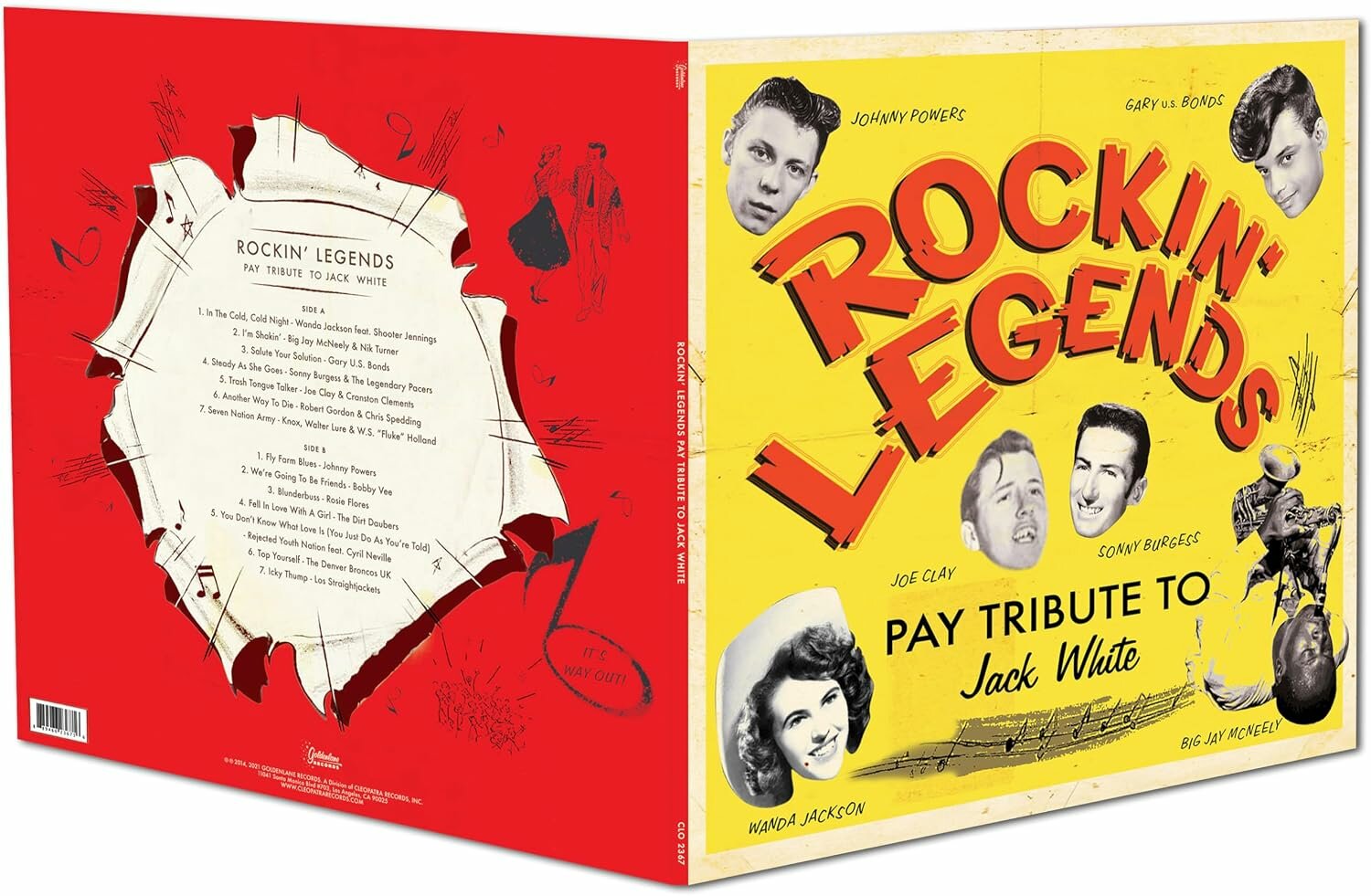 Виниловая пластинка Rockin' Legends Pay Tribute To Jack White