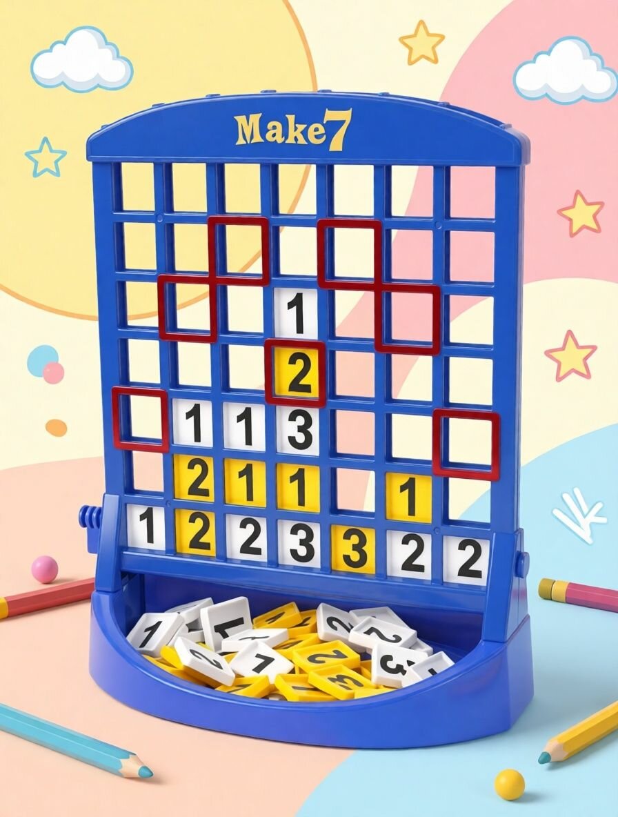 Детская математическая игра-головоломка " Великолепная семёрка"