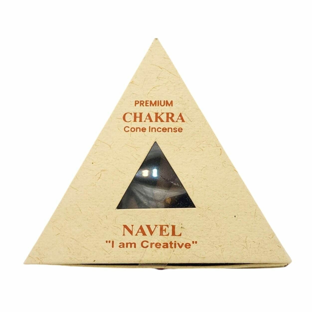 Конусное благовоние Chakra Navel / сандал, 20 конусов по 3,5 см