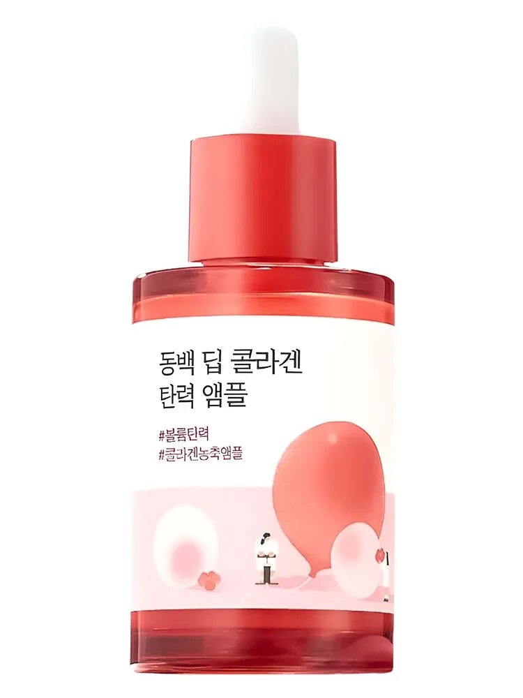 Ампула Round Lab "Camellia Deep", коллагеновая, укрепляющая, для лица, 30мл