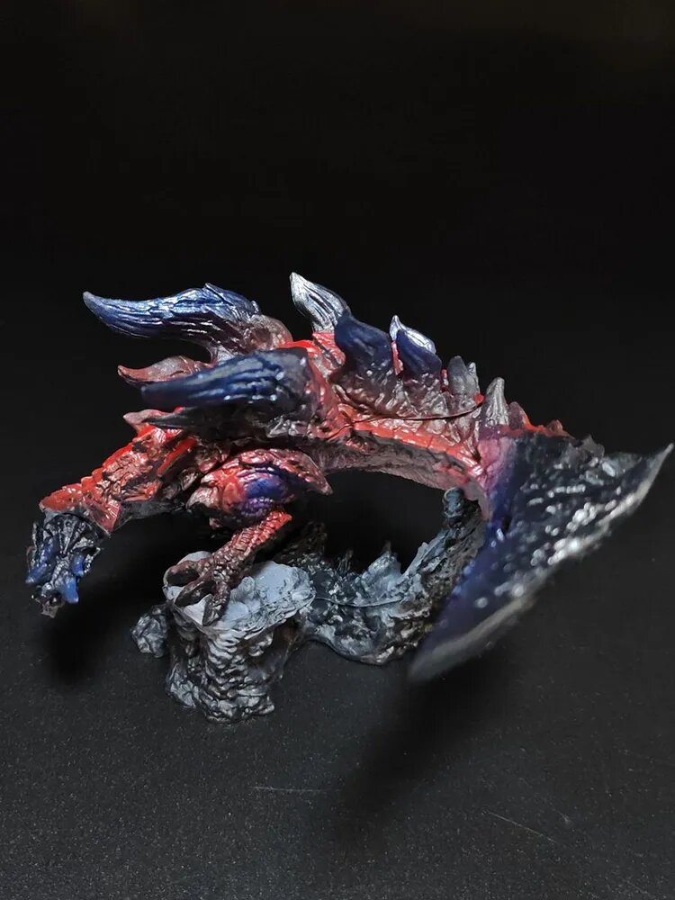 Аниме фигурка Monster Hunter X Dinovaldo 8см, ABS пластик