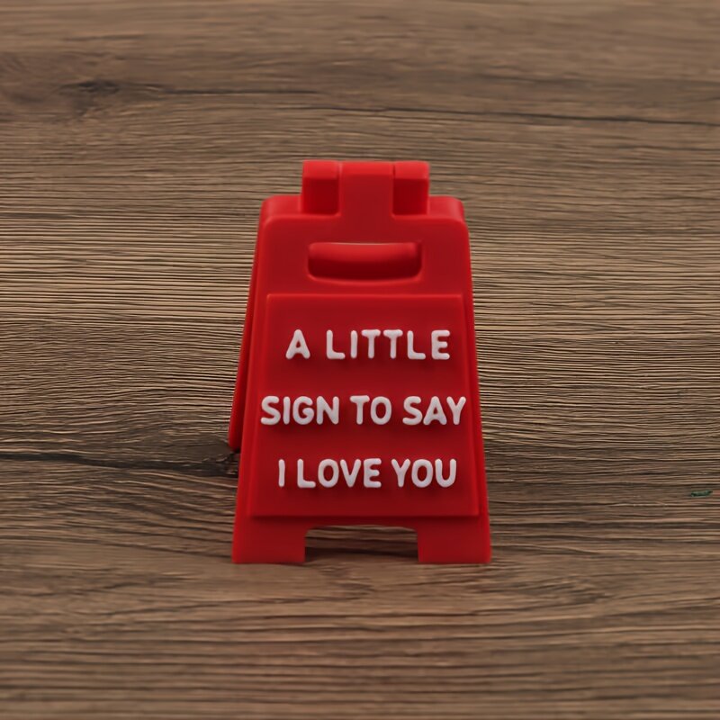 Настольная мини-табличка из пластика с надписью I Love You, 3D-печать, красный цвет, для подарка и свадьбы