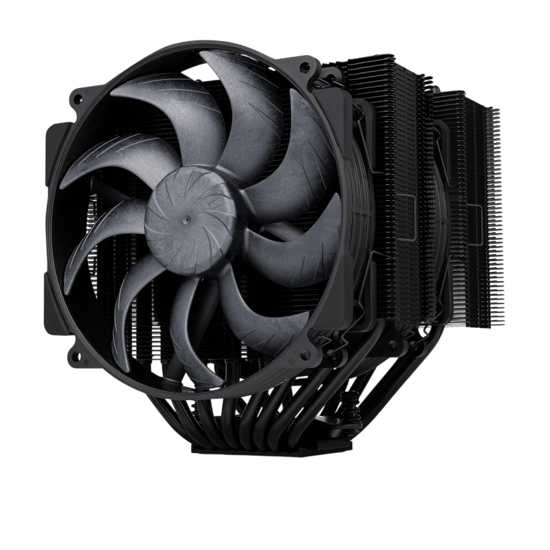 Кулер для процессора/ CPU Cooler Noctua NH-D15 G2 chromax.black (228W, 4-pin PWM, 168mm, Al/Cu, 8x6mm, 2x140mm, 91.5CFM, 24.8dBA, 1500RPM, S: 1851/1700/1200/115X, AM5/AM4, Black)