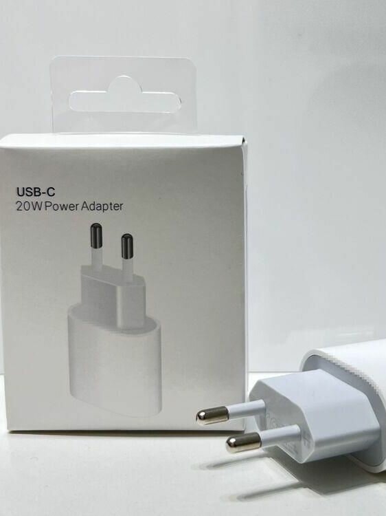Быстрая зарядка Apple, для iPhone, 20Вт, защита от перегрева — фото 1