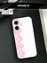 Чехол на Apple iPhone 16 / Айфон 16 с принтом Розовое кружево и горошек