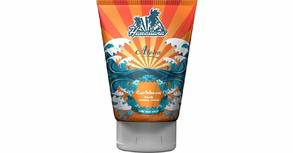 Крем для загара в солярии c бронзаторами Нawaiiana Caribbean Smooth Bronzing Cocktail (100мл)