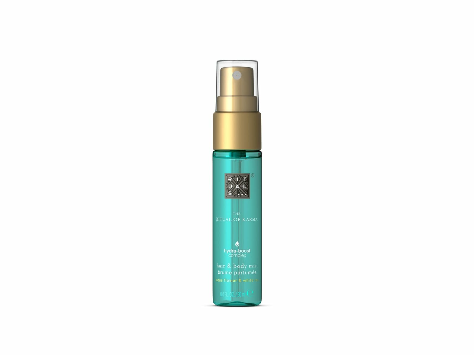Мист парфюмированный для тела The Ritual of Karma Travel - Hair & Body Mist Lotus flower and White Tea 20 ml