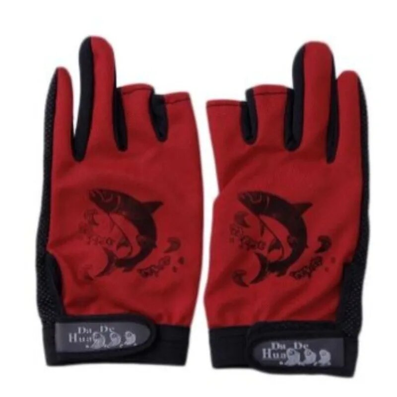 Противоскользящие перчатки для рыбалки и велоспорта Fishing Gloves