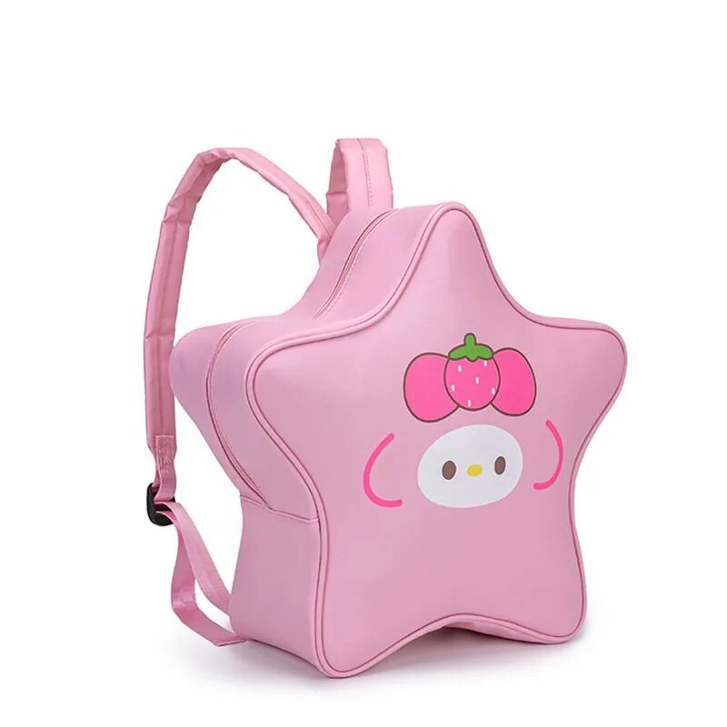 Рюкзак детский "My Melody" из экокожи, звездной формы, размер 24*10*27см, розовый