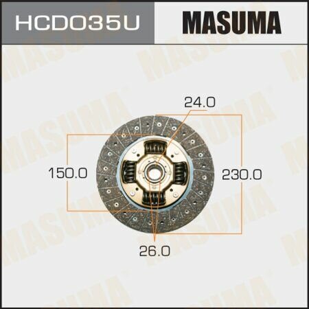 HCD035U Диск сцепления HONDA CR-V
