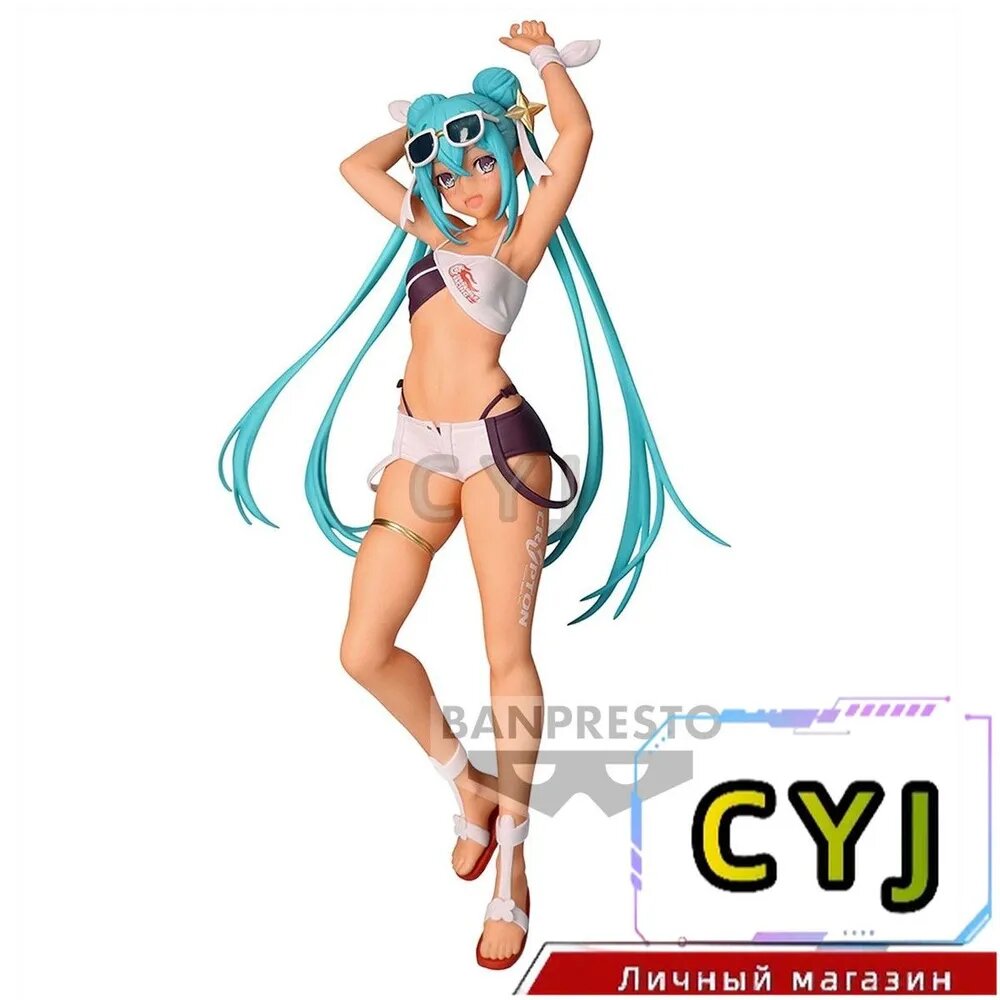 BANPRESTO аниме фигура/Hatsune Miku GT Project Racing MIKU 2023 Tropical/CYJ