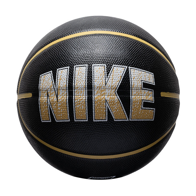 Баскетбольный мяч унисекс Nike Rubber Street, размер 7, черный с золотым