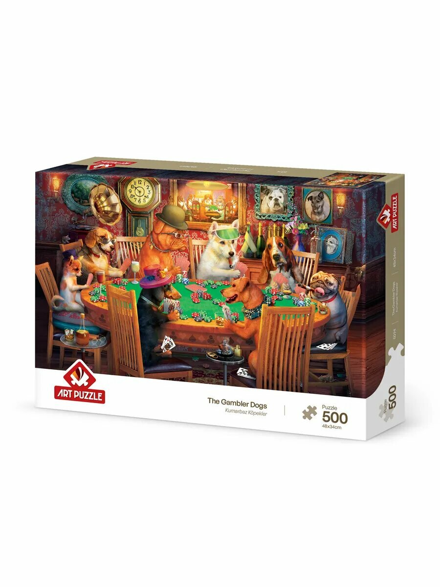 ART PUZZLE Собачье казино 500 дет.