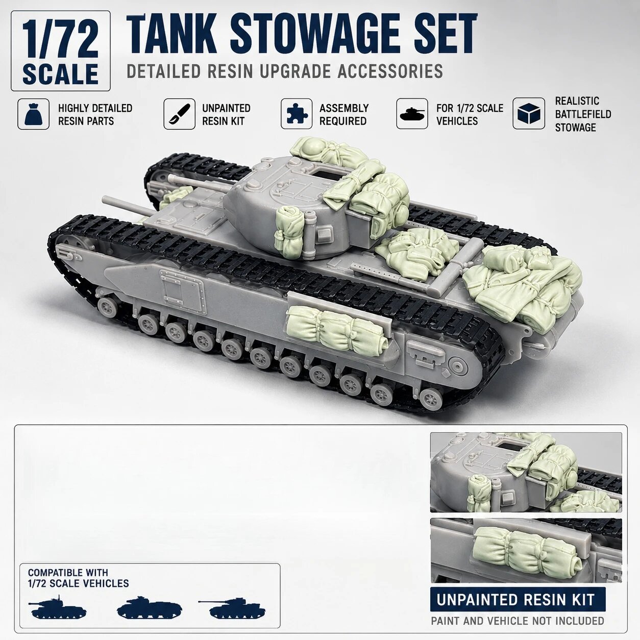 Набор для сборки модели из смолы EVANOVM Mk I 1/72