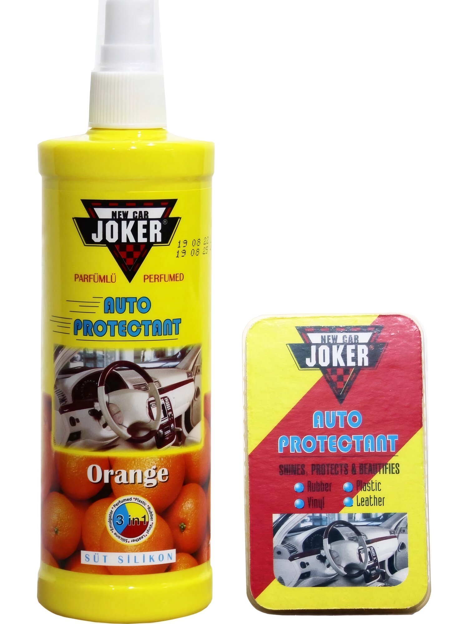 Полироль cалона с губкой JOKER Турция Апельсин JKorange