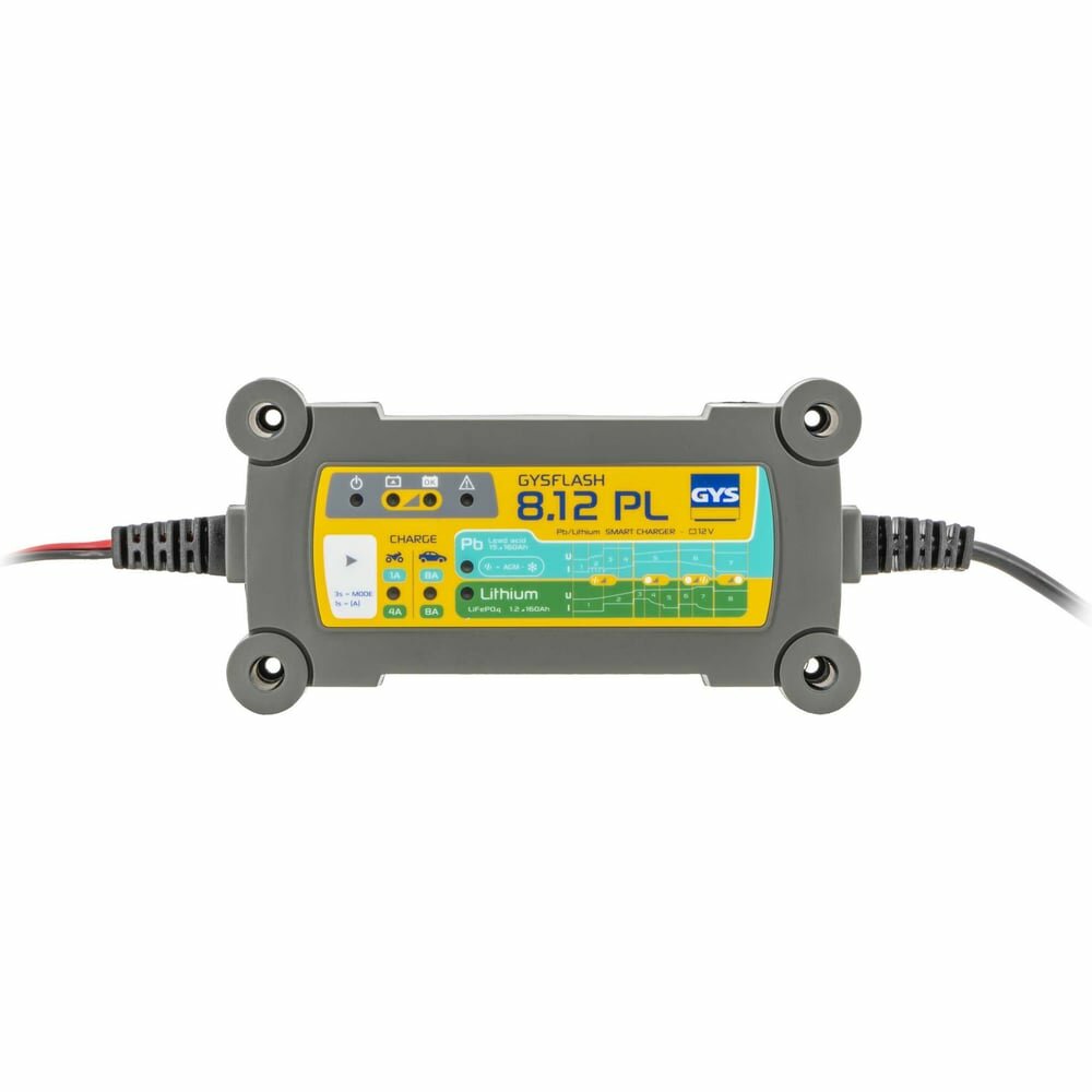Зарядное устройство GYS FLASH 8.12 PL, 8А,12В, 15-160Ah, 069282