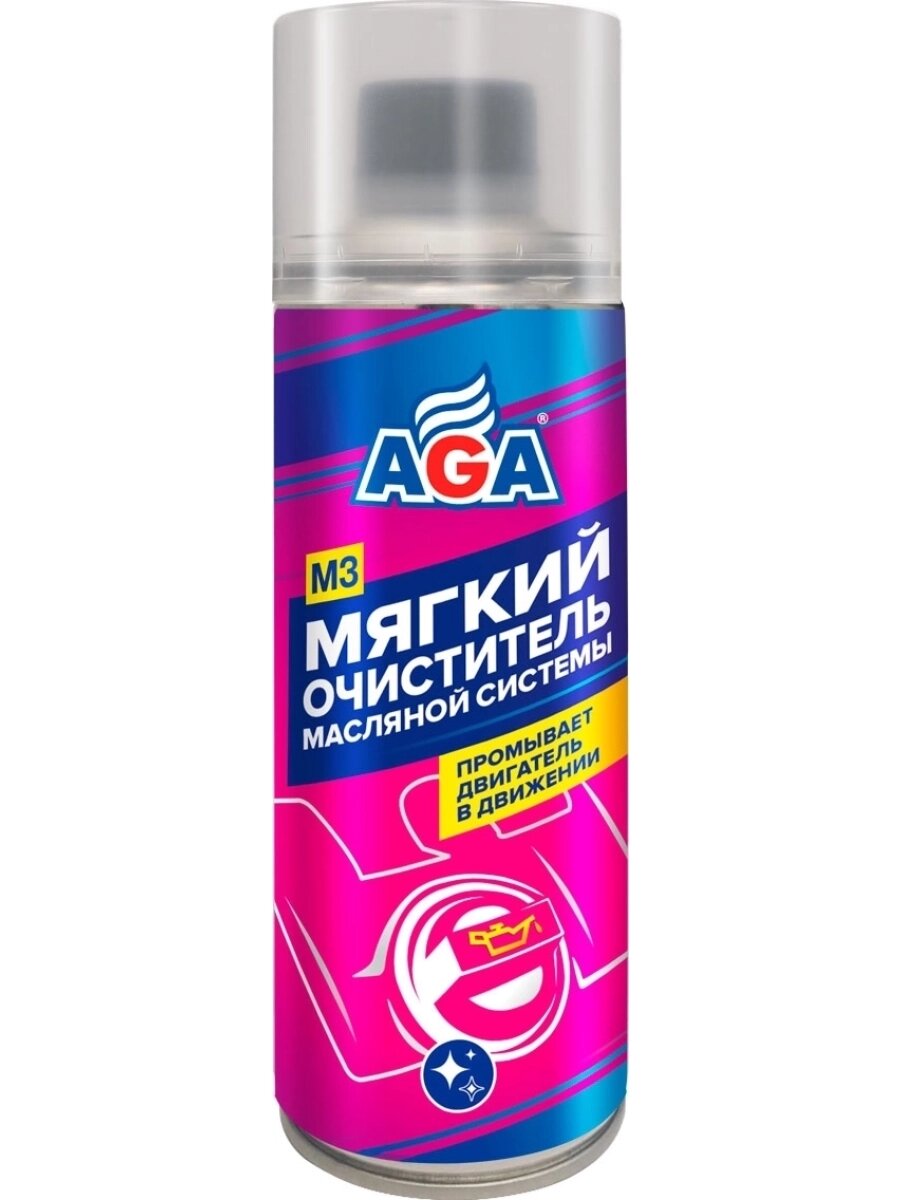Мягкий очиститель масляной системы AGA M3 335мл (903M) AGA903M