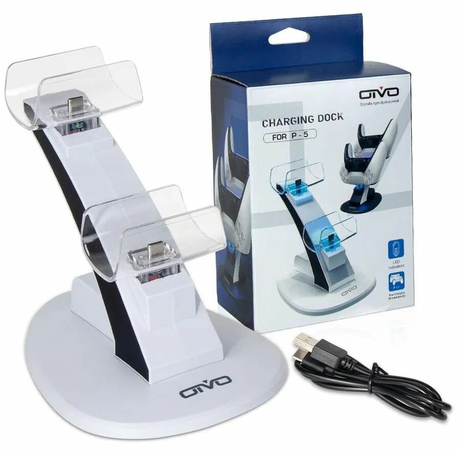 Зарядная станция Oivo Charging Dock (IV-P5234) Белая (PS5)