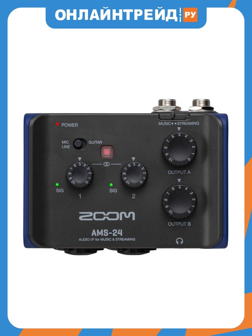 Аудиоинтерфейс Zoom AMS-24