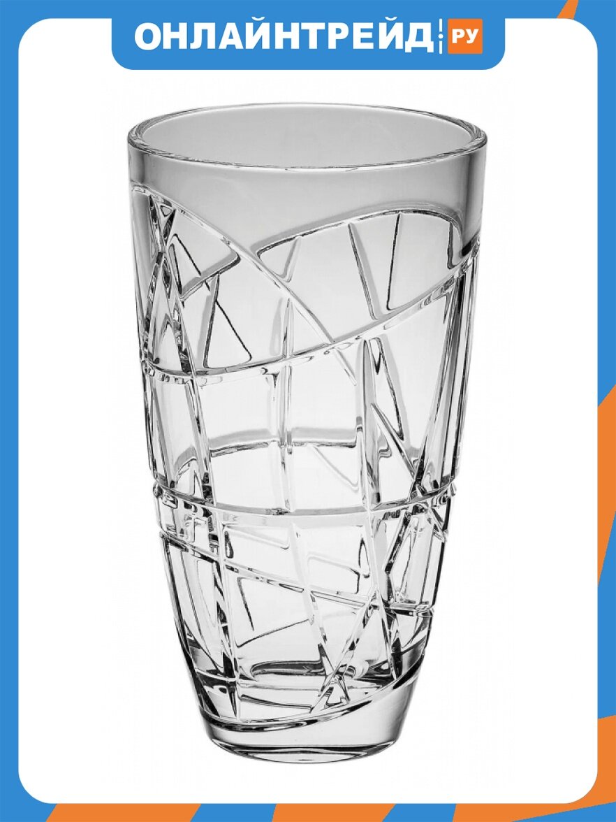 Ваза Crystal Bohemia GALAXIS, 25,5 см, хрусталь