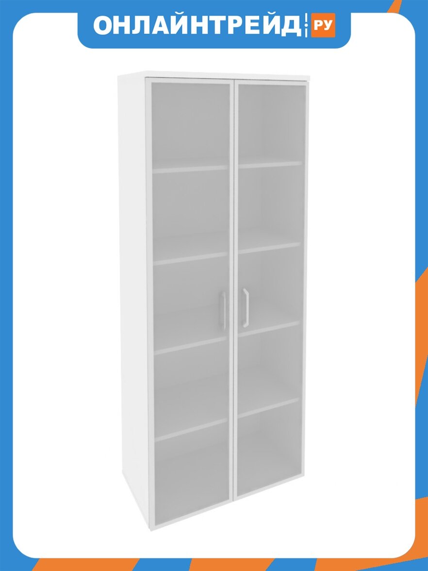 Шкаф Riva CHAIR высокий широкий O. ST-1.10 R Белый бриллиант 800*420*1977 Onix