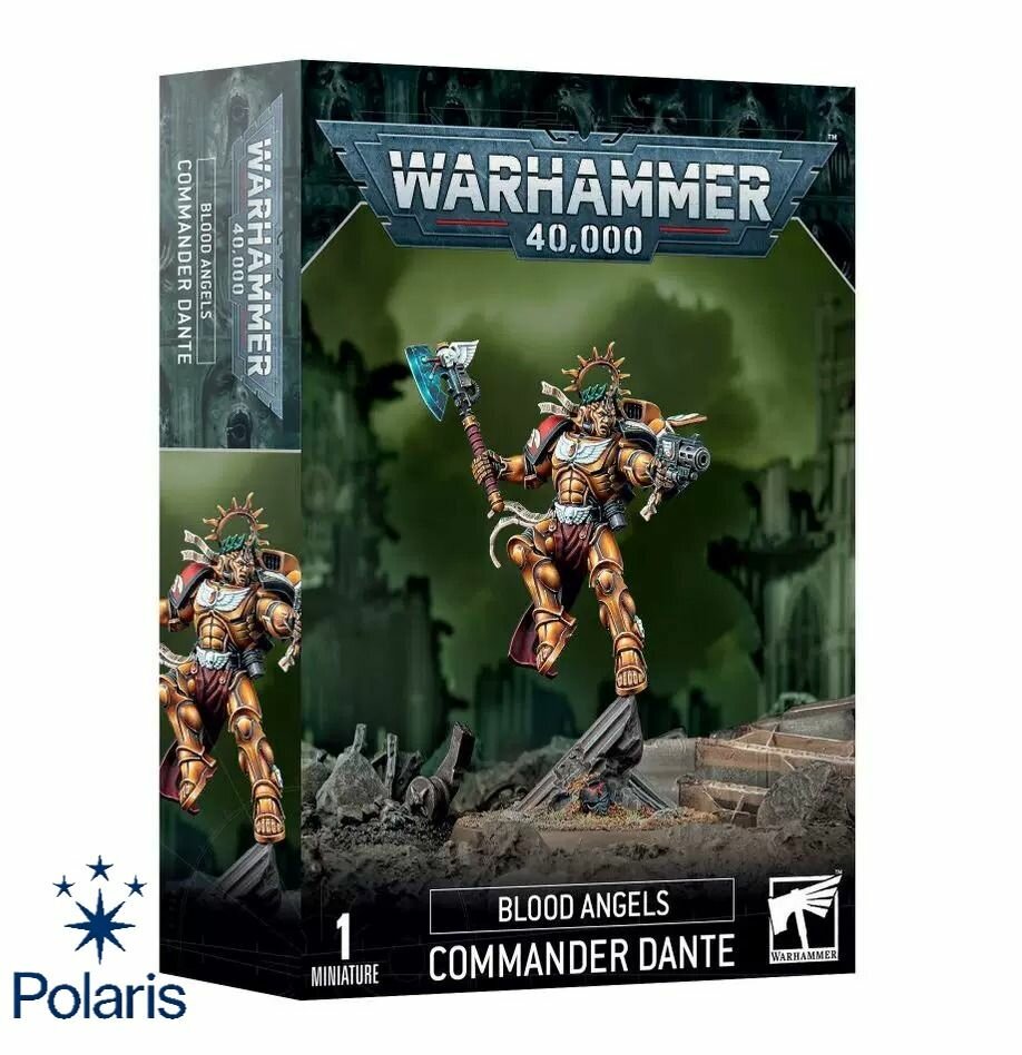 Warhammer 40000 Blood Angels Commander Dante Миниатюра для настольной игры