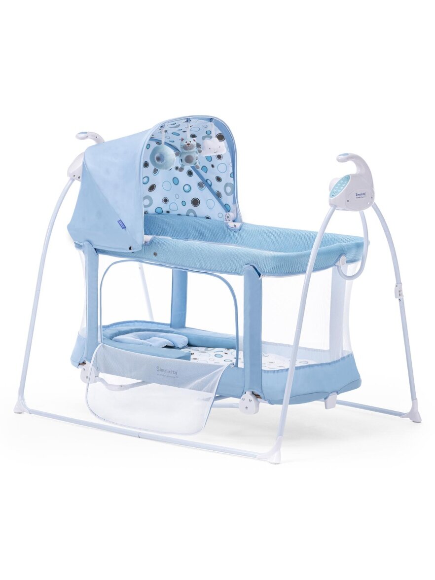 Колыбель-манеж Simplicity 4030 Auto Blue — фото 1