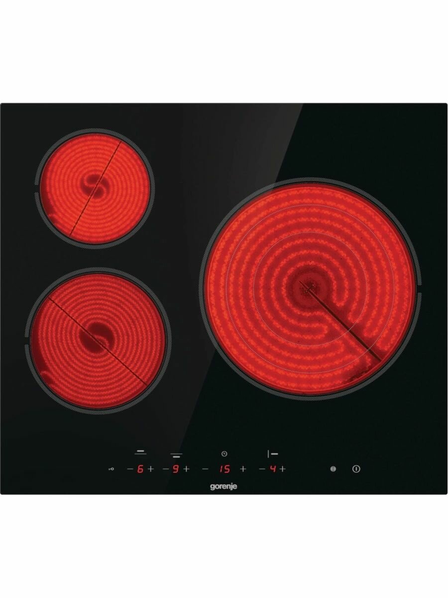 Варочная поверхность электрическая Gorenje ECT632BSCE черный