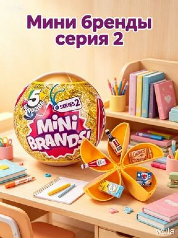ZURU MINI BRANDS Gold шар-сюрприз коллекционная мини игрушка