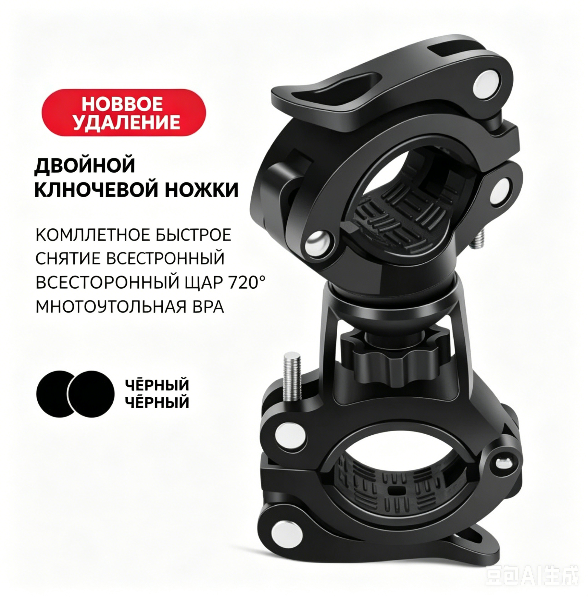 Крепление для фонаря на велосипед / держатель фонаря для велосипеда