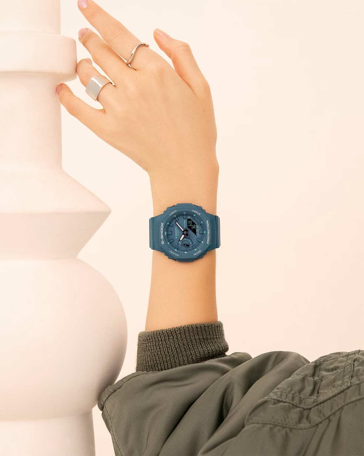 Наручные часы CASIO G-Shock, бирюзовый — фото 1
