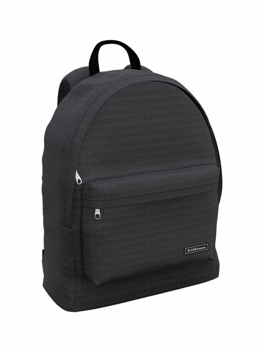 Рюкзак школьный EasyLine.Deep Black с передним карманом