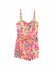 Комбинезон Floral-print belted playsuit