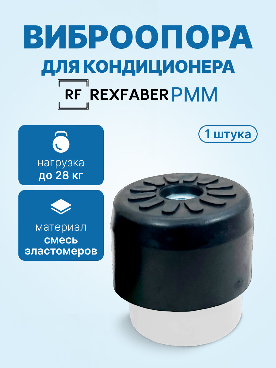 Антивибрационная опора для кондиционера RF-PMM (нагрузка до 28 кг, белая)