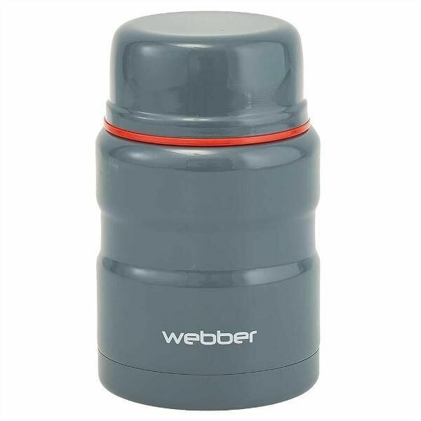 Термос Webber SSV-0500/25N с колбой и ложкой 500 мл серый