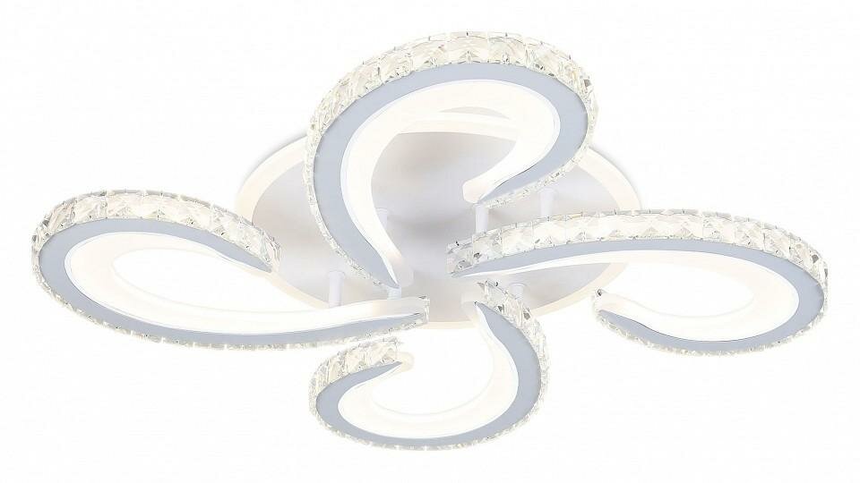 Люстра Ambrella Light FA FA1702 цвет плафона подвески Прозрачный, цвет арматуры Белый, Хром