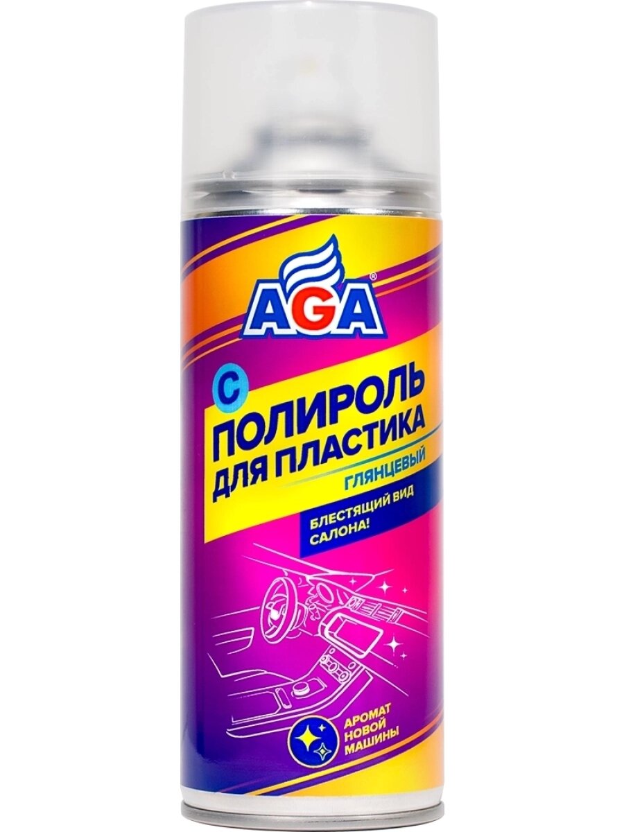 Полироль для пластика, глянцевый AGA С3, 520мл (AGA453C)