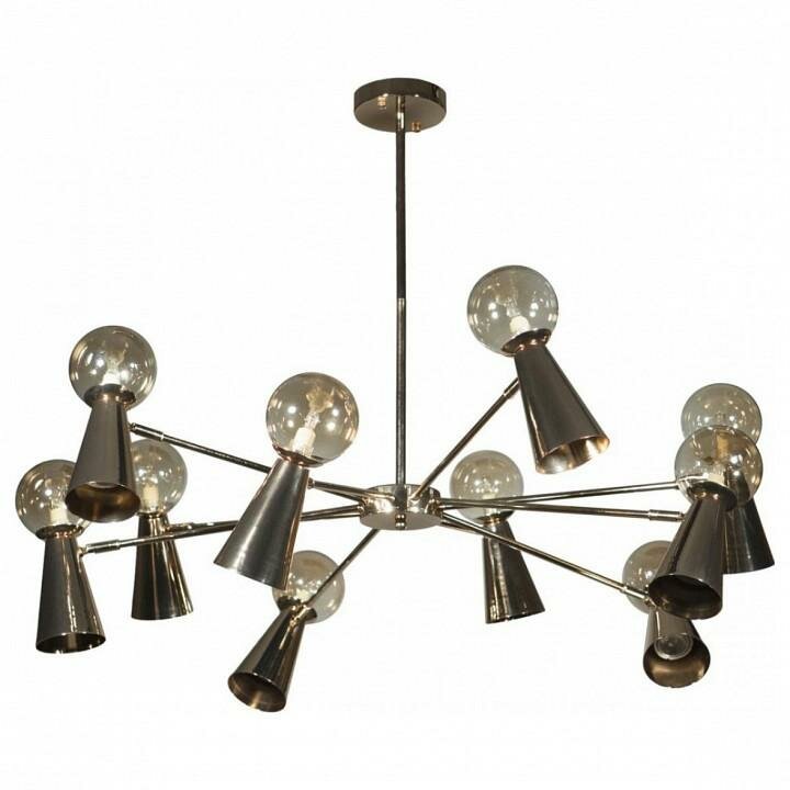 Светильник на штанге Loft it Halley 10046 10 Gold цвет плафона подвески Золото, Оранжевый, цвет арматуры Золото