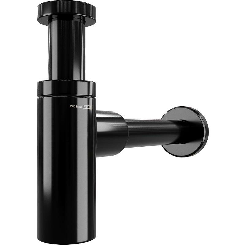 Сифон для раковины WasserKRAFT Glan A171, черный