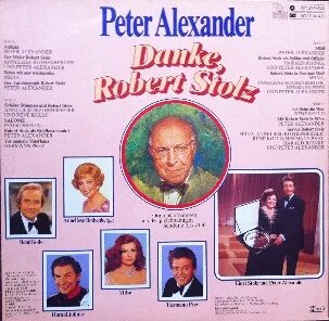 Peter Alexander - Danke, Robert Stolz 2LP EX- — фото 1