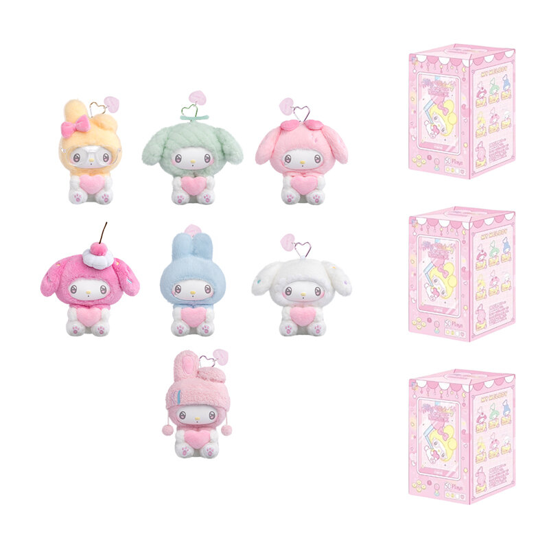 TOP TOY X Sanrio My Melody 50-летие Коллекция Молочных Конфет Виниловые Плюшевые Слепые Коробки