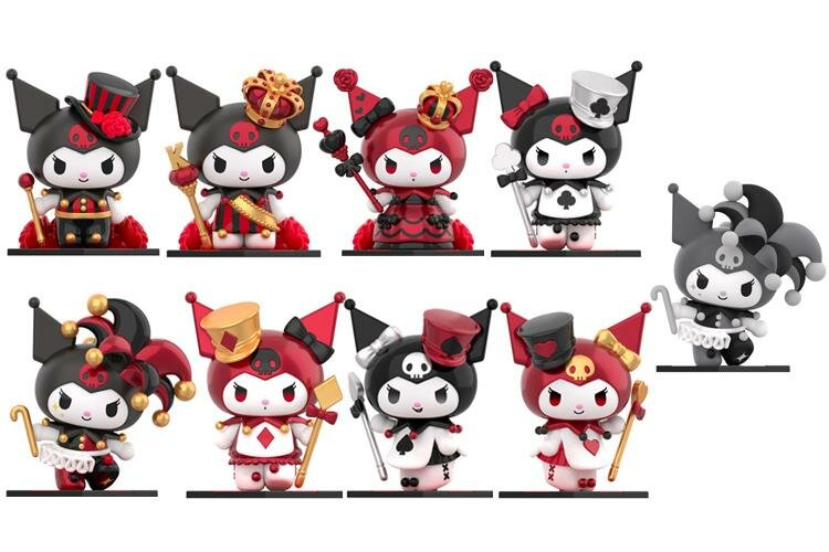 Фигурка-сюрприз унисекс TOP TOY x Sanrio Main Characters Kuromi Poker Kingdom Collection, 2 Mystery Boxes (Random Style)