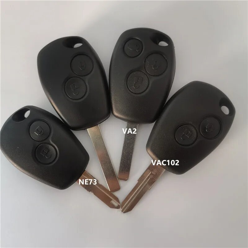 Корпус ключа Renault Vauxhall 2 кнопки, VAC102