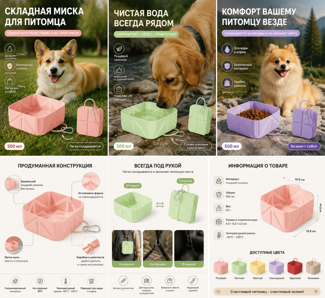 Керамическая миска для медленного кормления, миска для медленного кормления кошек, 3 шт.