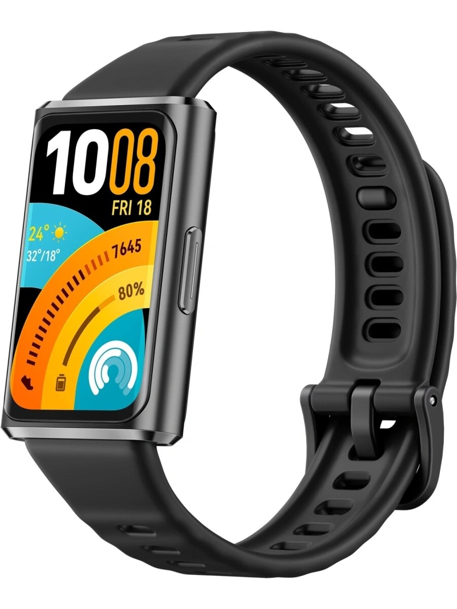 Фитнес-трекер Huawei Band 11 Pro Candy-B49F, 1.62", черный, черный [55020guw]